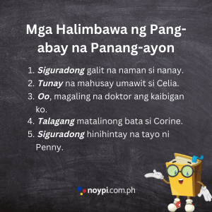 Pang-abay na Panang-ayon: Ano ang Pang-abay na Panang-ayon at mga ...